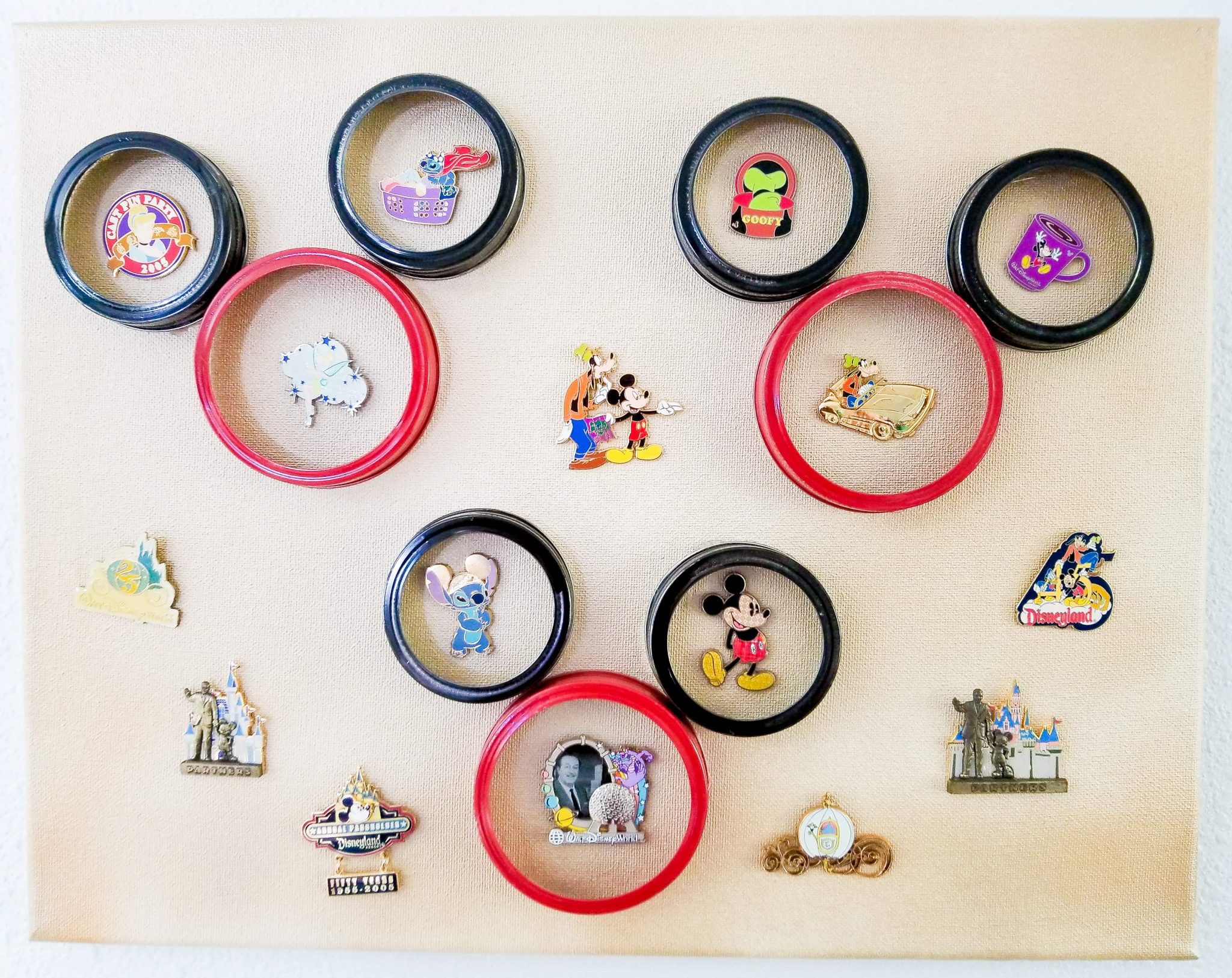 DIY Disney Pin Board - Brought to You by Mom - Disney Crafts